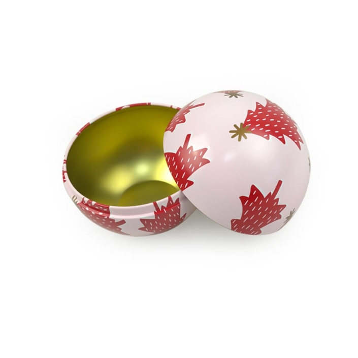 Ball-Shaped Candy Tins Chocolate Gift Tin Box – MJH